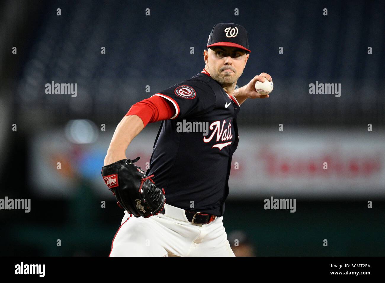Washington Nationals starting pitcher MacKenzie Gore (1) in action ...
