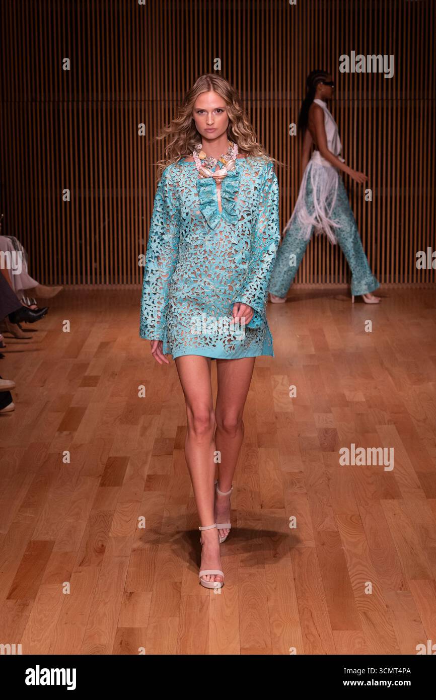 Models walk at Frederick Anderson's NYFW SS26 Fashion Show at The ...