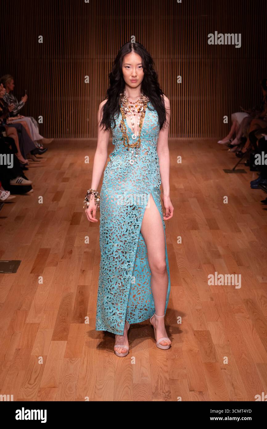 Models walk at Frederick Anderson's NYFW SS26 Fashion Show at The ...