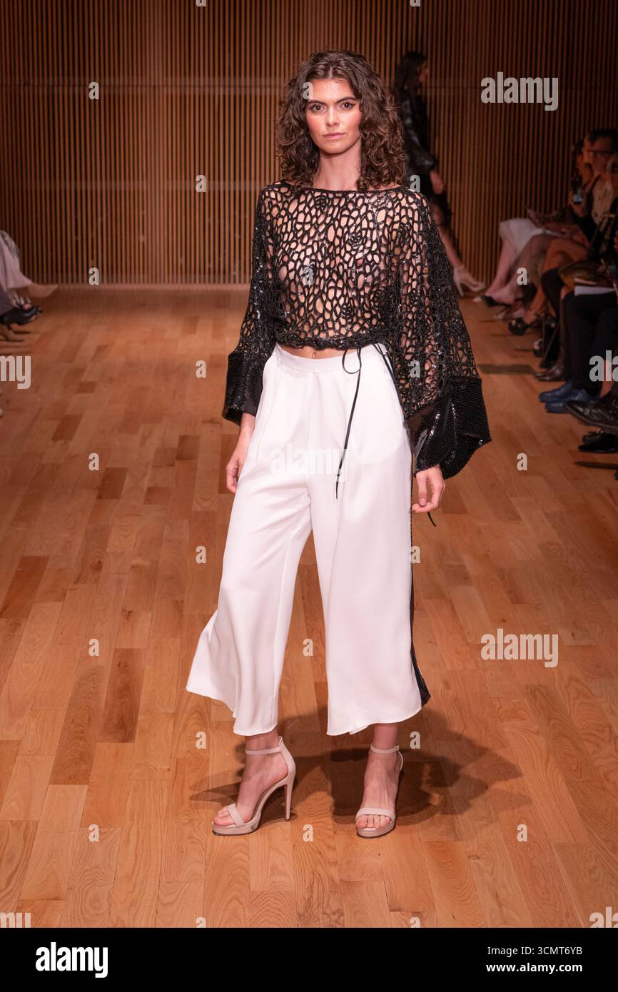 Models walk at Frederick Anderson's NYFW SS26 Fashion Show at The ...