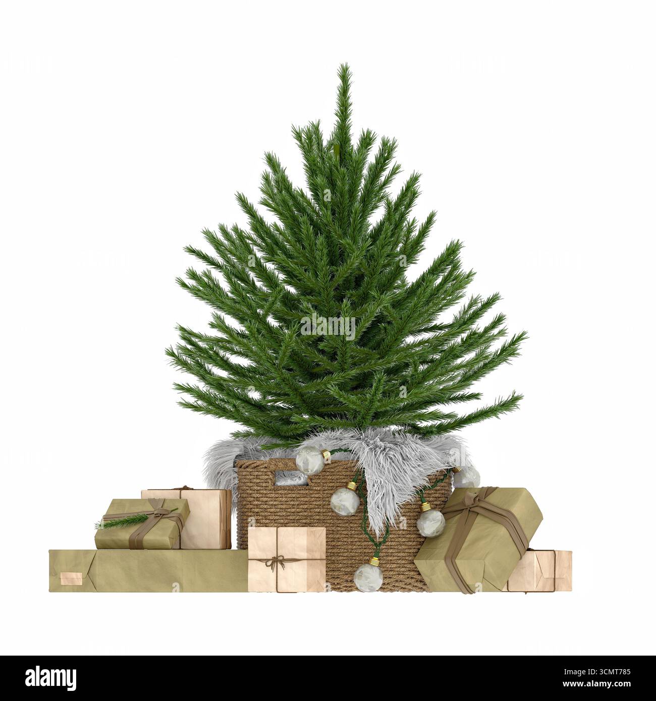 Realistic red white christmas Cut Out Stock Images & Pictures - Alamy