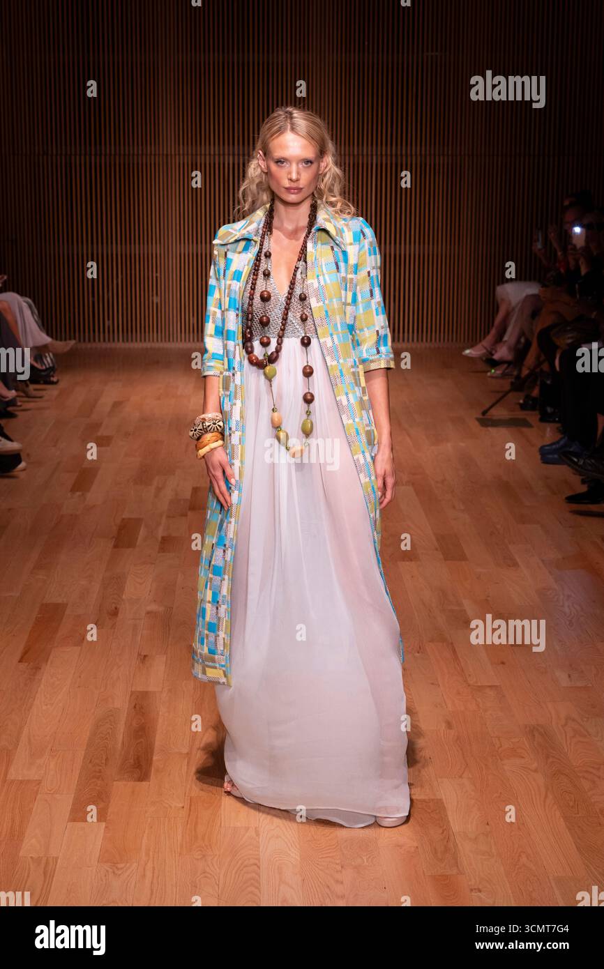 Models walk at Frederick Anderson's NYFW SS26 Fashion Show at The ...