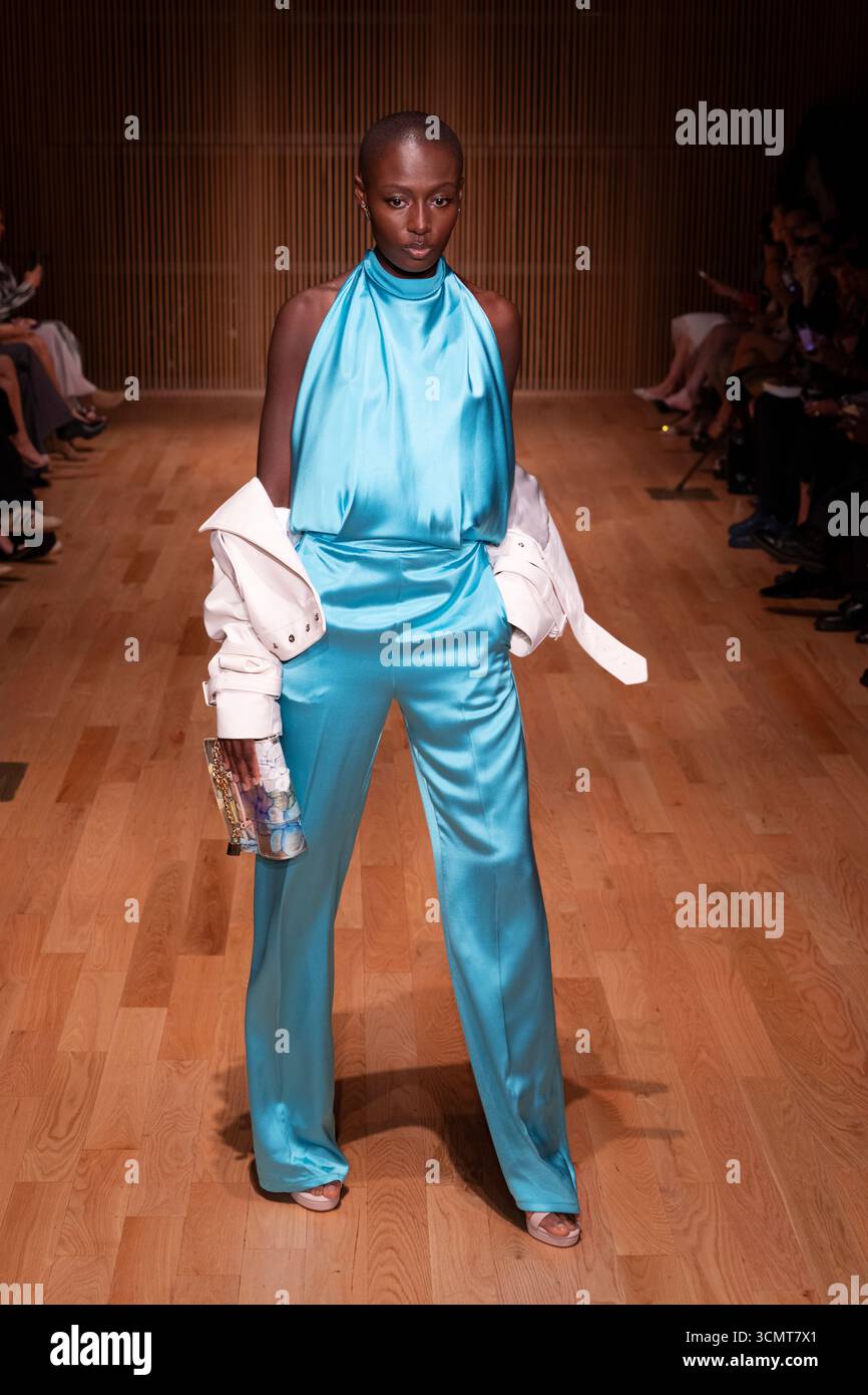 Models walk at Frederick Anderson's NYFW SS26 Fashion Show at The ...