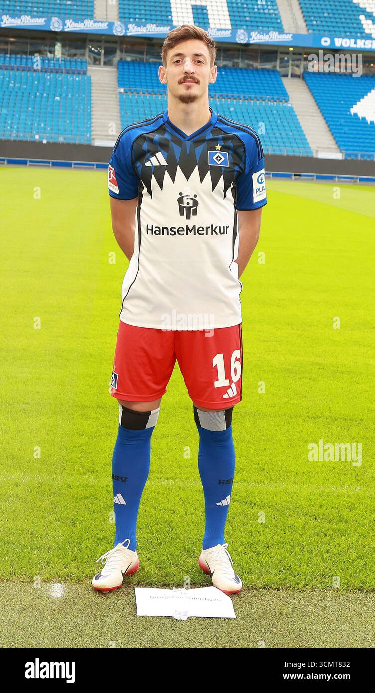 Giorgi Gocholeishvili ([Hamburger SV] #16) 17.09.2025, Sporthalle ...