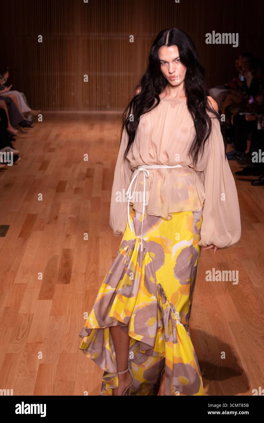 Models walk at Frederick Anderson's NYFW SS26 Fashion Show at The ...