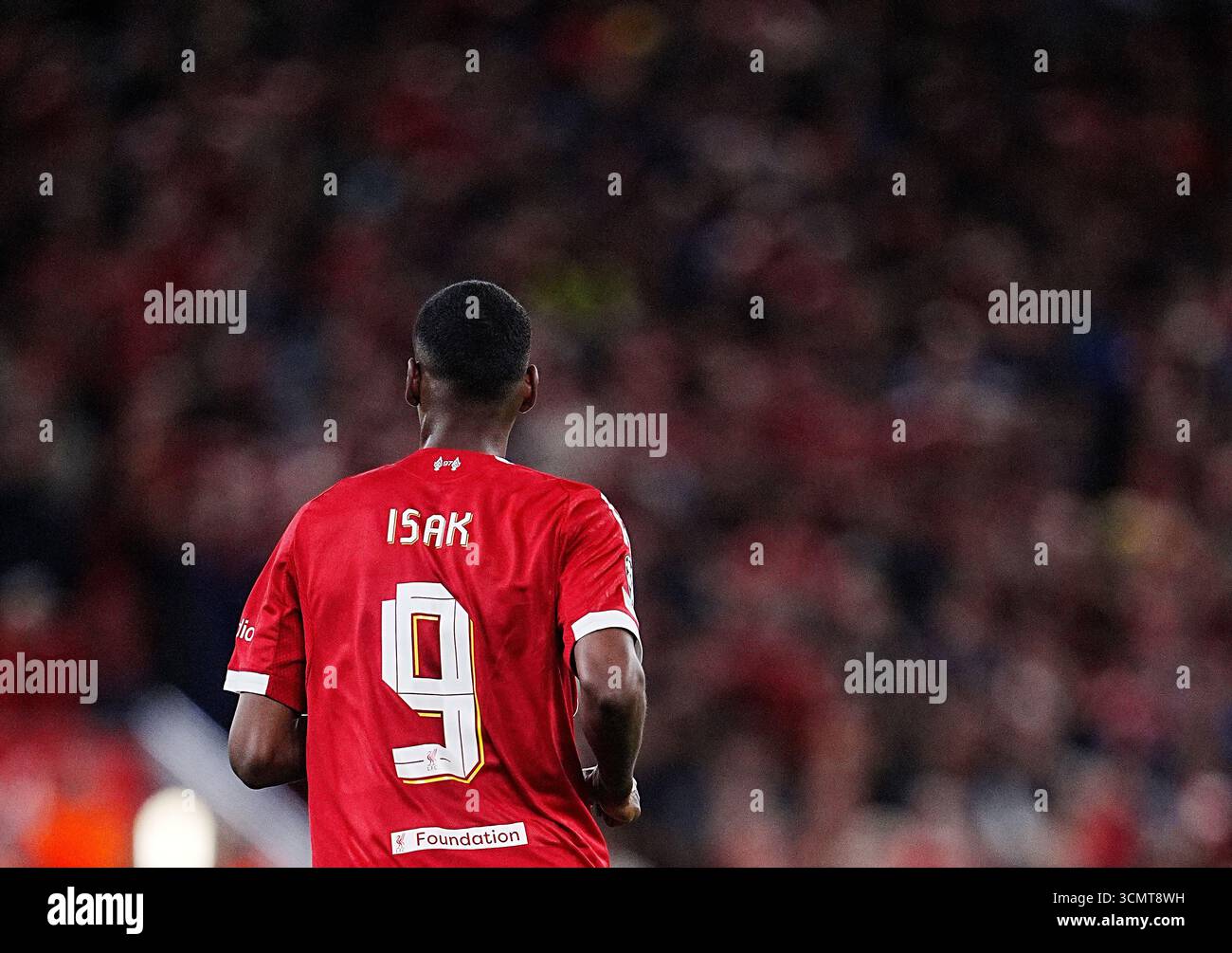 Liverpool's Alexander Isak during the UEFA Champions League match at ...