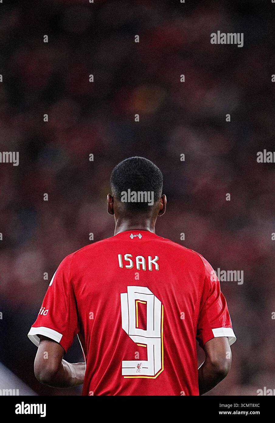 Liverpool's Alexander Isak during the UEFA Champions League match at ...