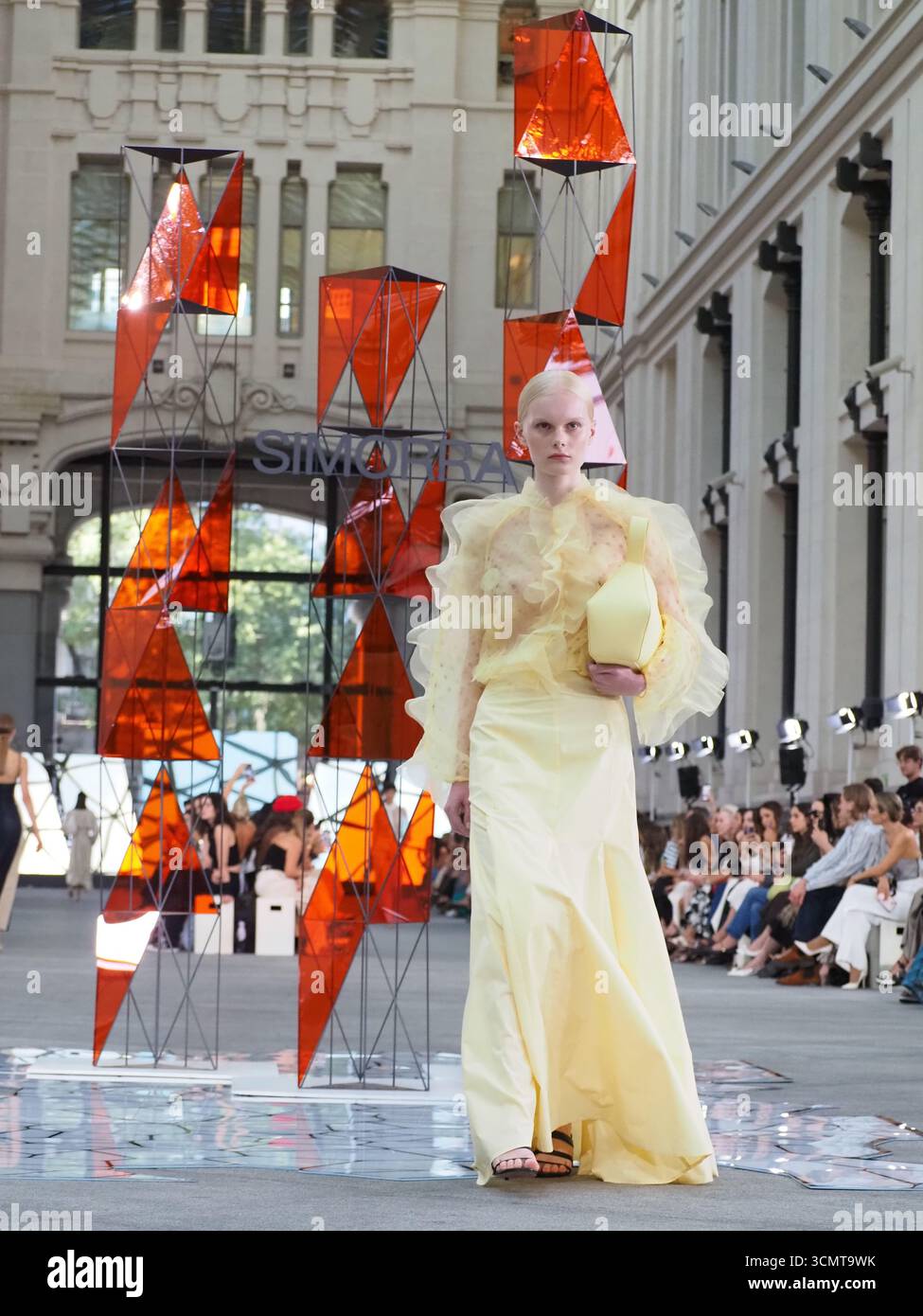 Models walk the runway for Simorra during Mercedes-Benz Fashion Week ...