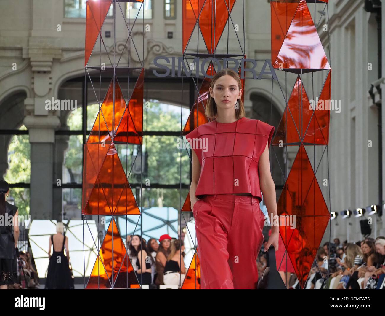 Models walk the runway for Simorra during Mercedes-Benz Fashion Week ...