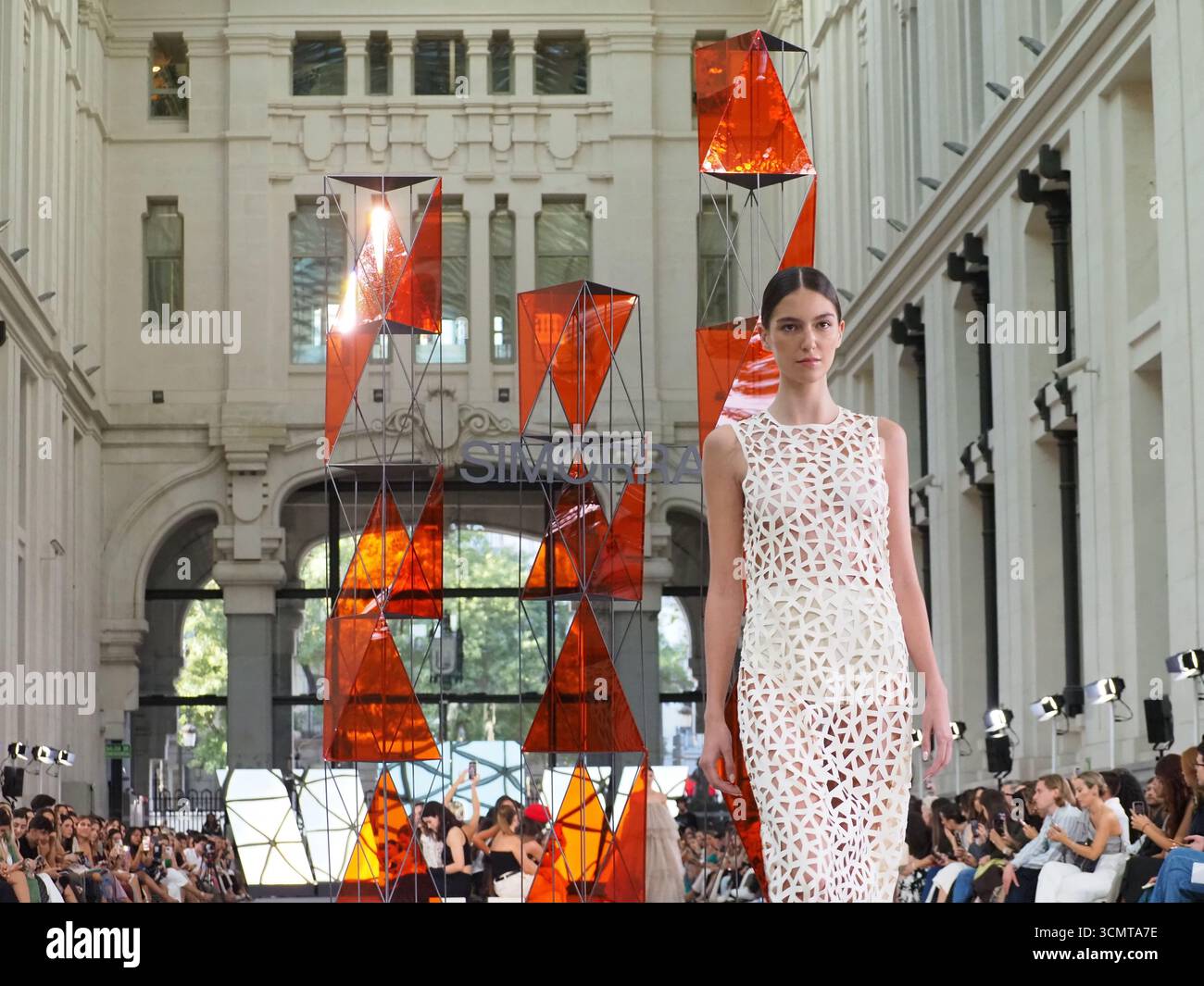 Models walk the runway for Simorra during Mercedes-Benz Fashion Week ...