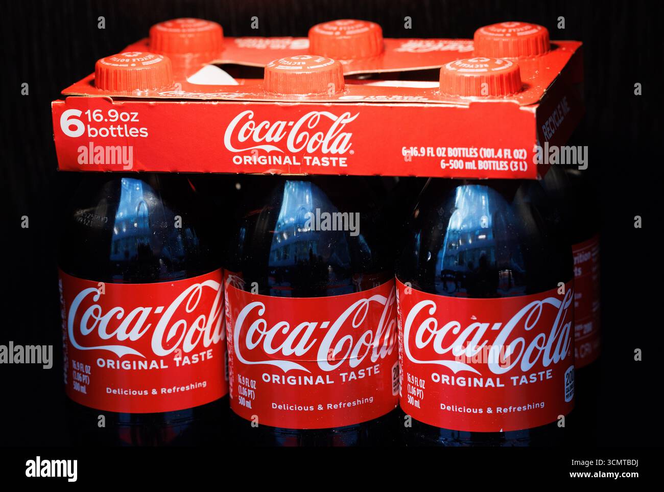 Illustration picture shows Coca-Cola bottles during the celebration of ...