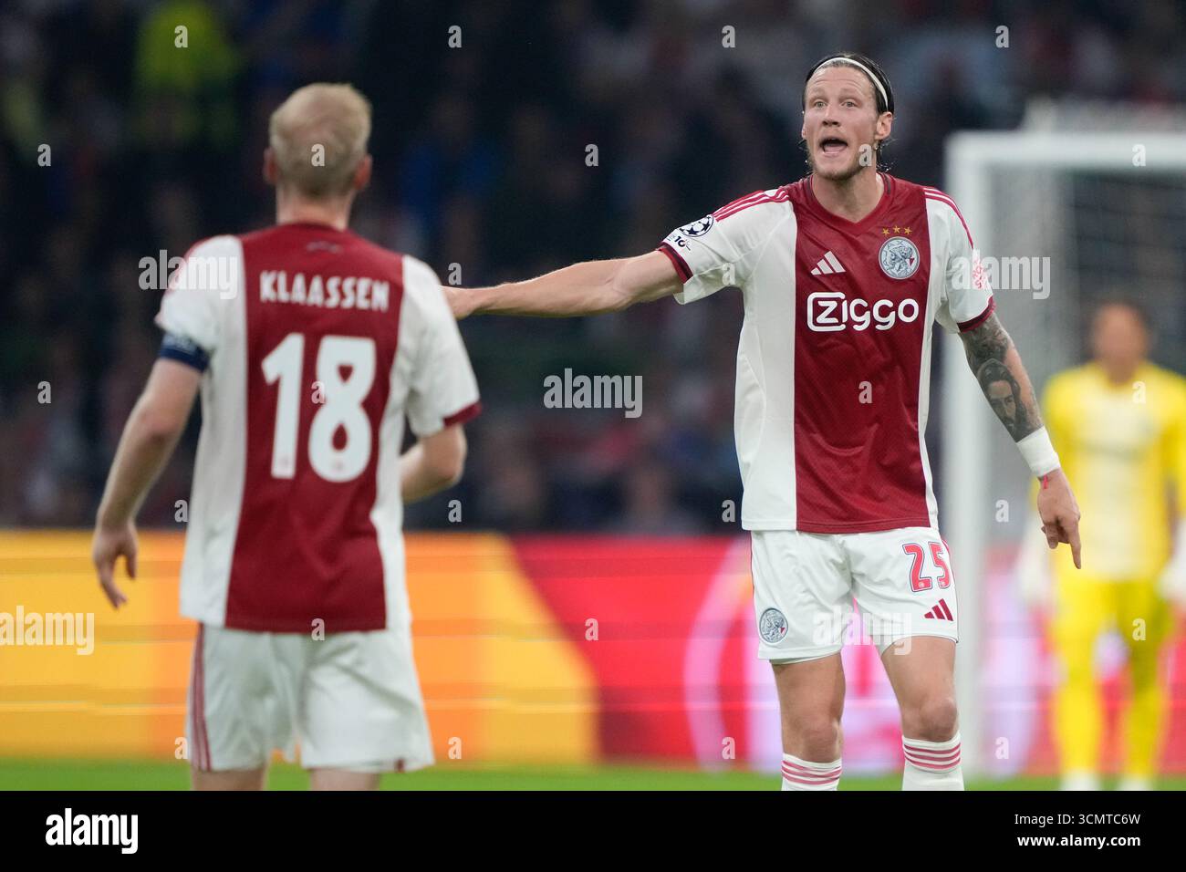 AMSTERDAM, 23-08-2025, Johan Cruijff ArenA ,season 2025 / 2026 , UEFA Champions League football ...