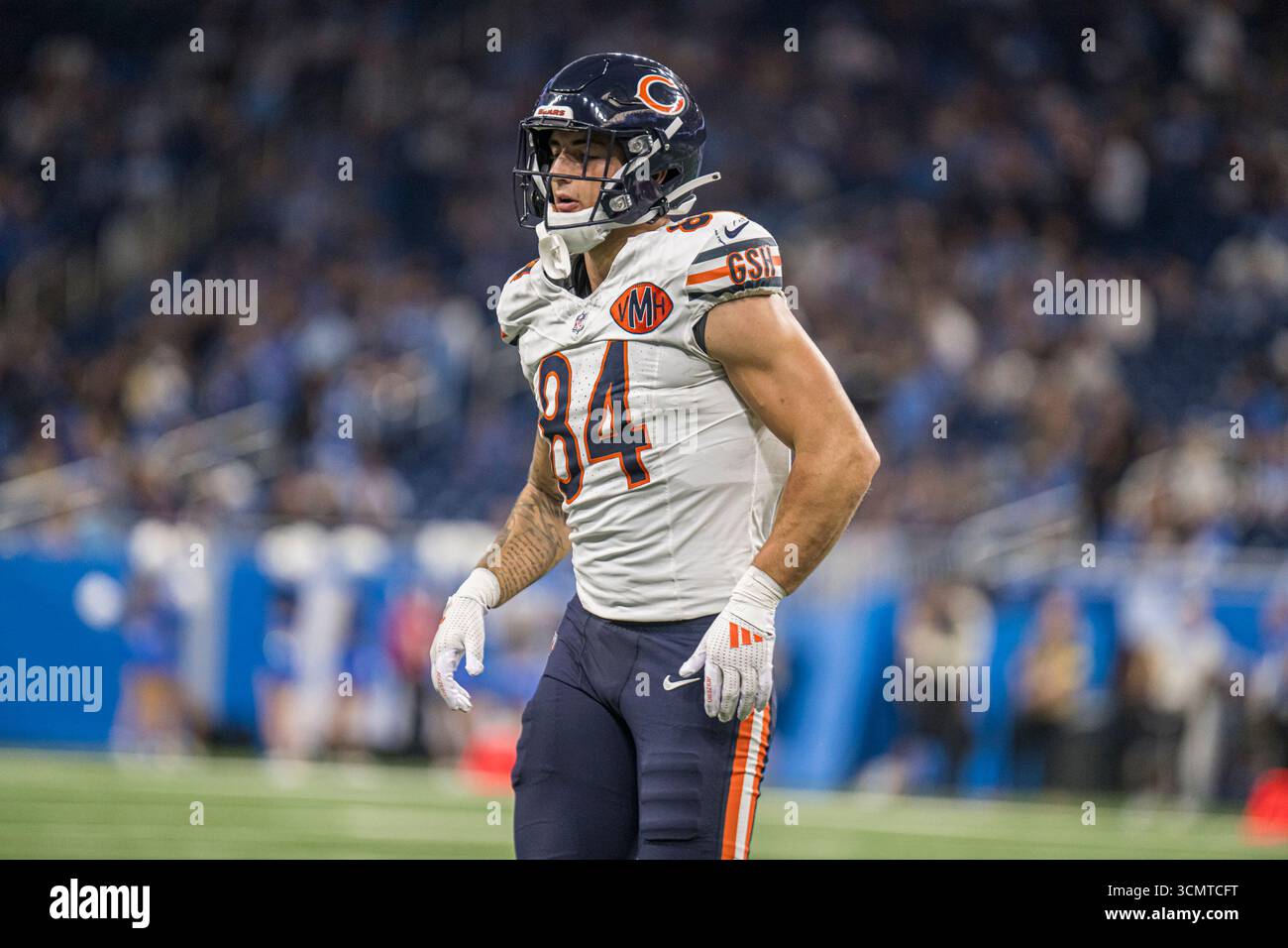 DETROIT, MI - SEPTEMBER 14: Chicago Bears TE Colston Loveland (84) during the game between ...