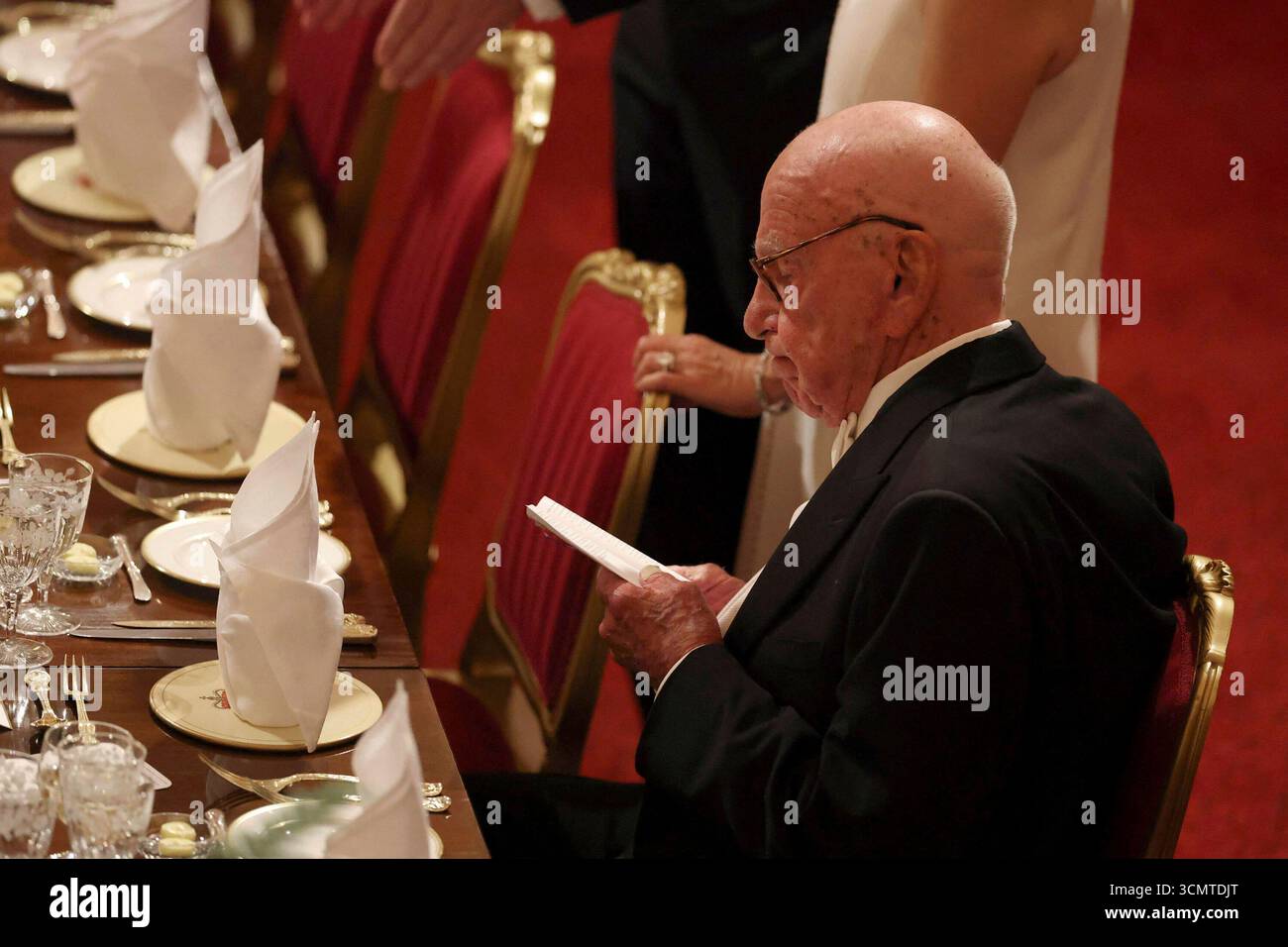 Rupert Murdoch attends a State Banquet at Windsor Castle, in Windsor ...