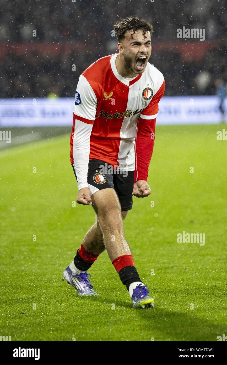 ROTTERDAM - Aymen Sliti of Feyenoord during the Dutch Eredivisie match ...