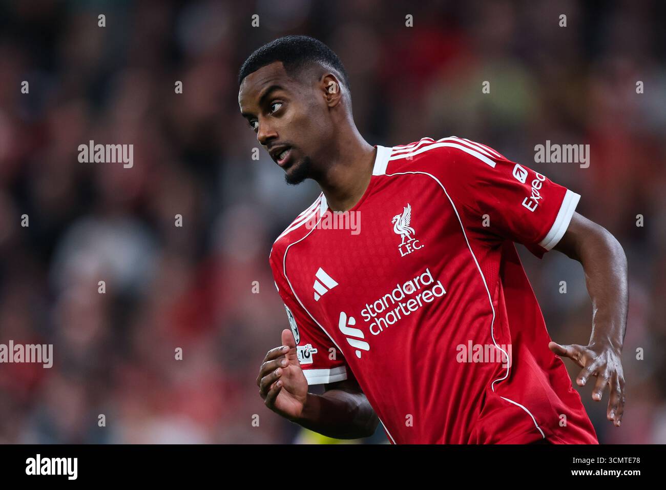 Liverpool, England, 17th September 2025. Alexander Isak of Liverpool ...