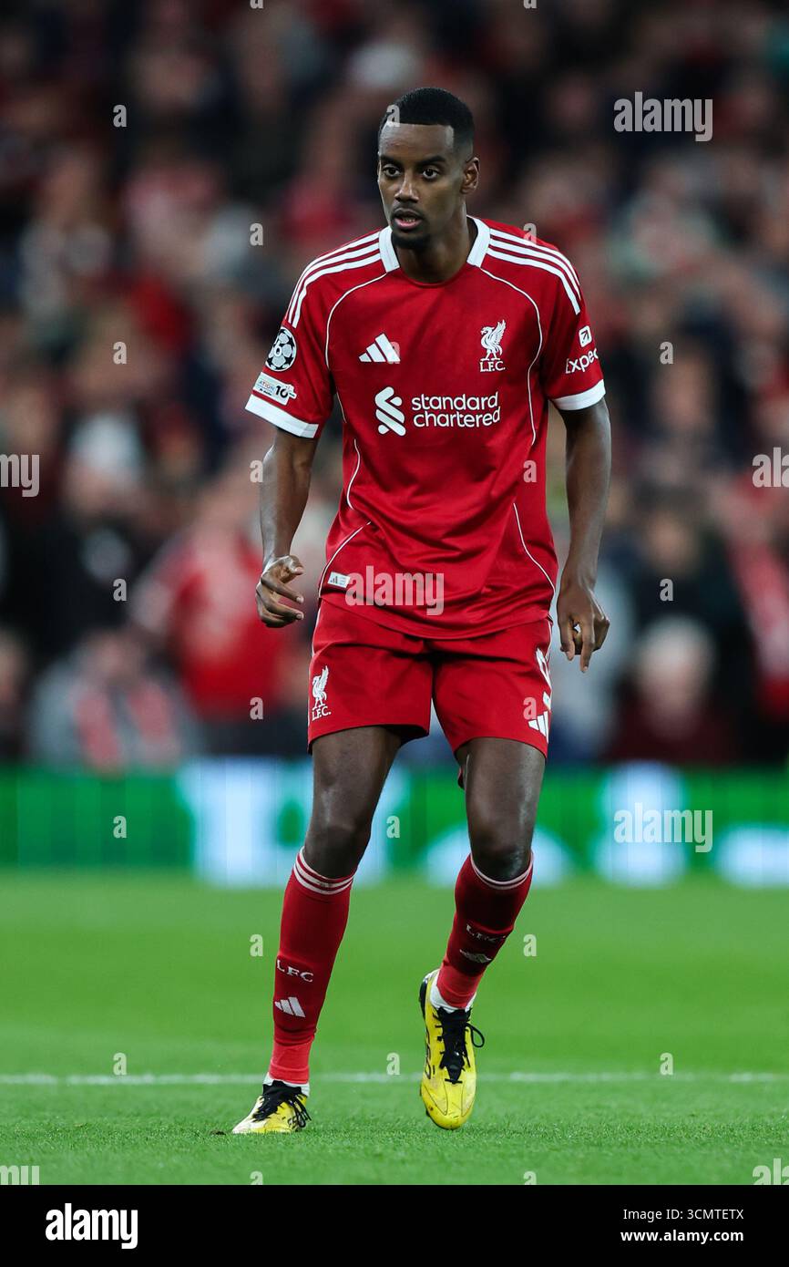 Liverpool, England, 17th September 2025. Alexander Isak of Liverpool ...