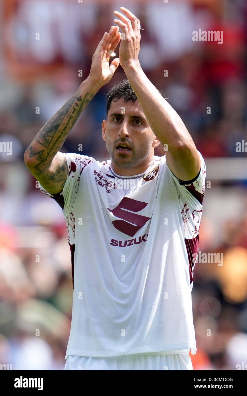 Guillermo Maripan of Torino FC gestures during the Serie A match ...