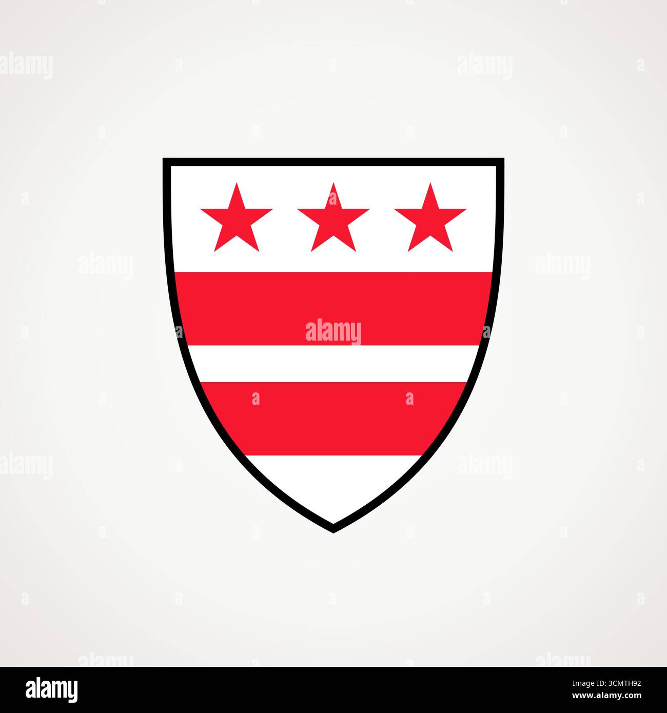 District emblem flag Stock Vector Images - Alamy