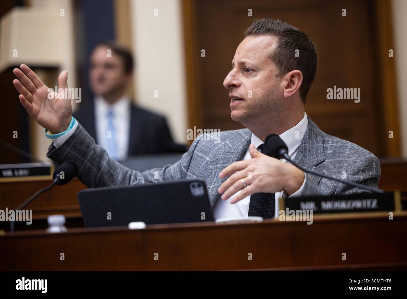 Rep. Jared Moskowitz (D-Fla.) speaks during a House Judiciary Committee hearing on Capitol Hill ...
