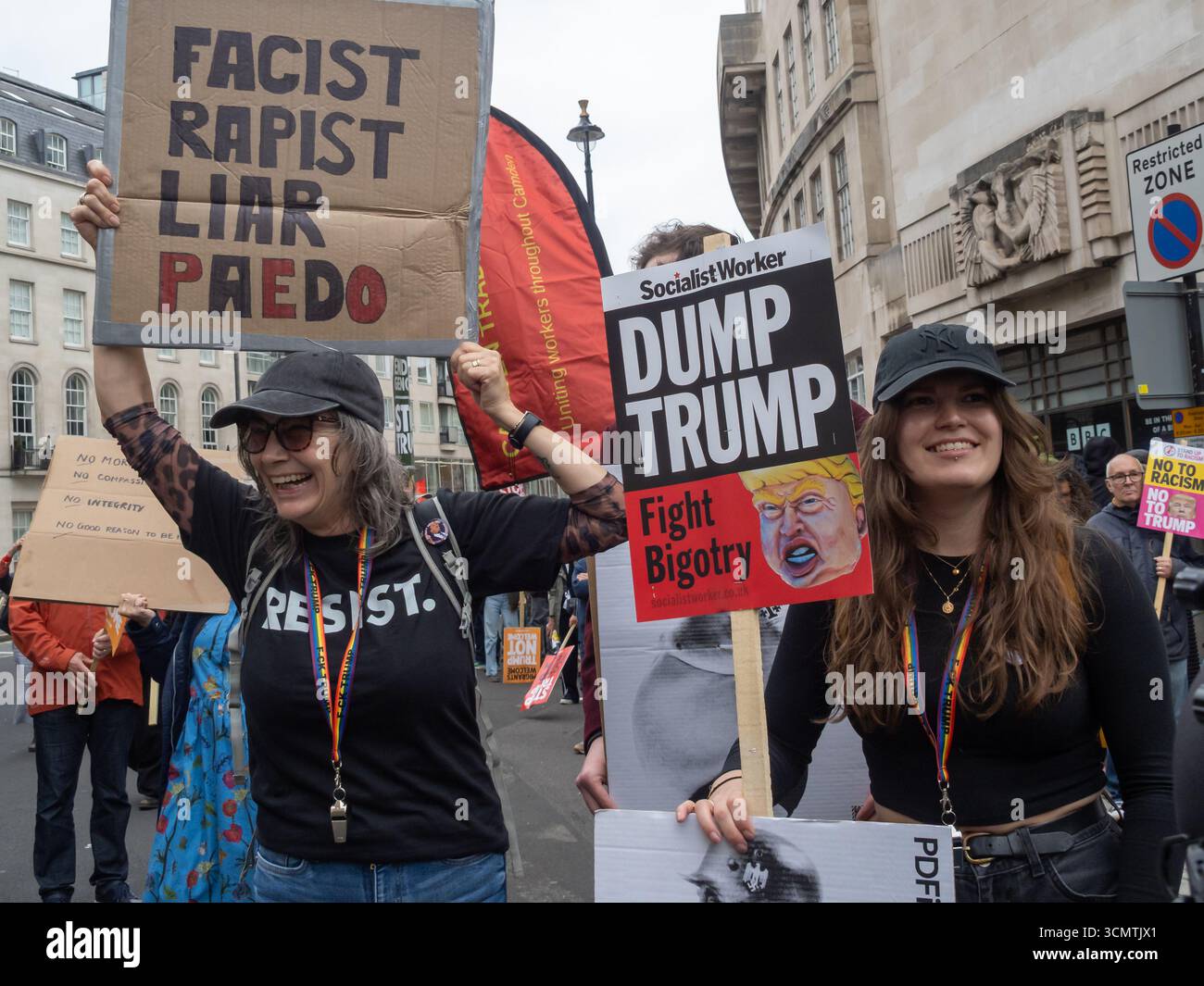London, UK. 17 Sep 2025. Facist Rapist, Liar, Paedo. Thousands marched ...