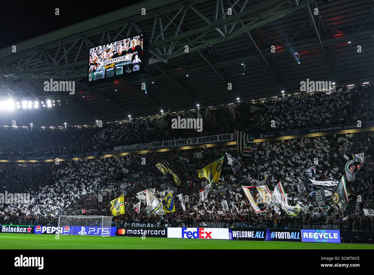 A general view inside the stadium during UEFA Champions League 2025/26 ...