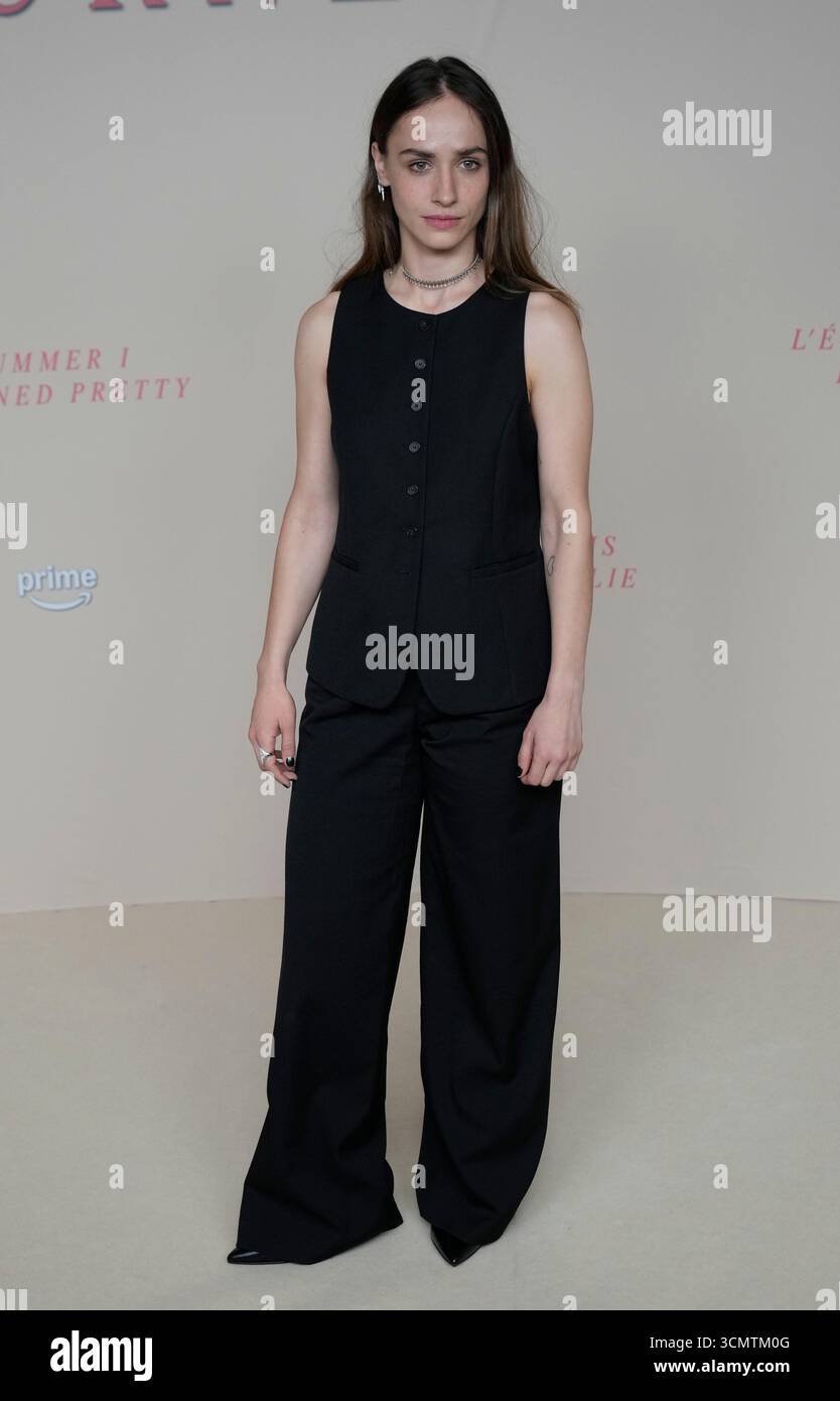 Isaline Prevost Radeff attends "The Summer I Turned Pretty" third and final season of the French ...