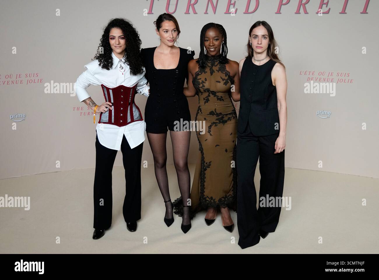 Jahz Armando, from left, Zoé de Grand'Maison, Corinna Brown and Isaline Prevost Radeff attend ...
