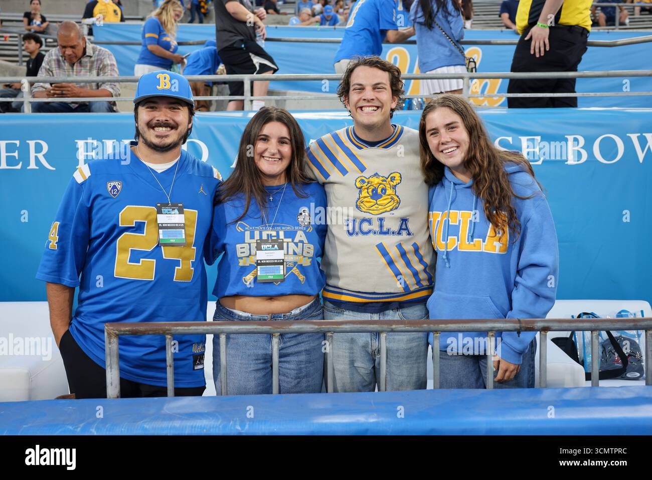 PASADENA, CA - SEPTEMBER 12: UCLA fans and winners of the 'Dos Equis ...
