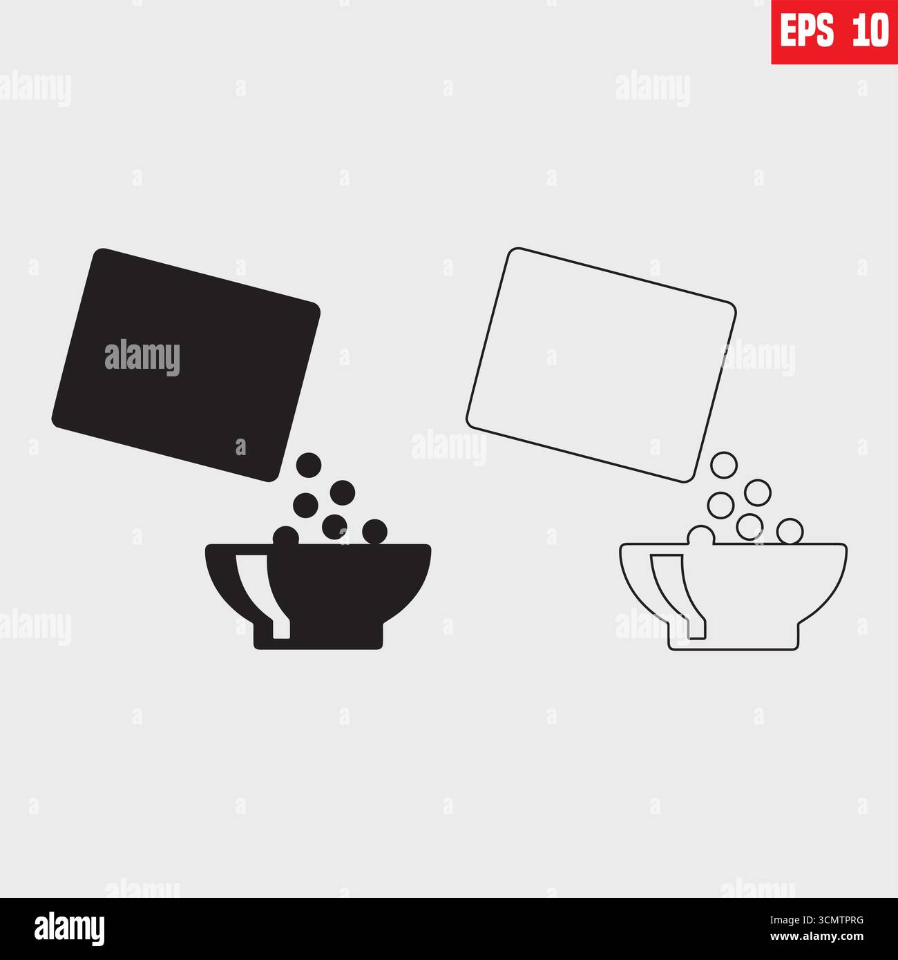 Wholegrain breakfast Stock Vector Images - Alamy