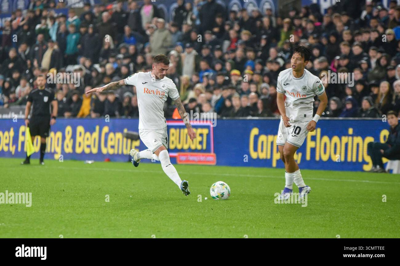 17th September 2025; Swansea.com Stadium, Swansea, Wales; EFL Carabao ...