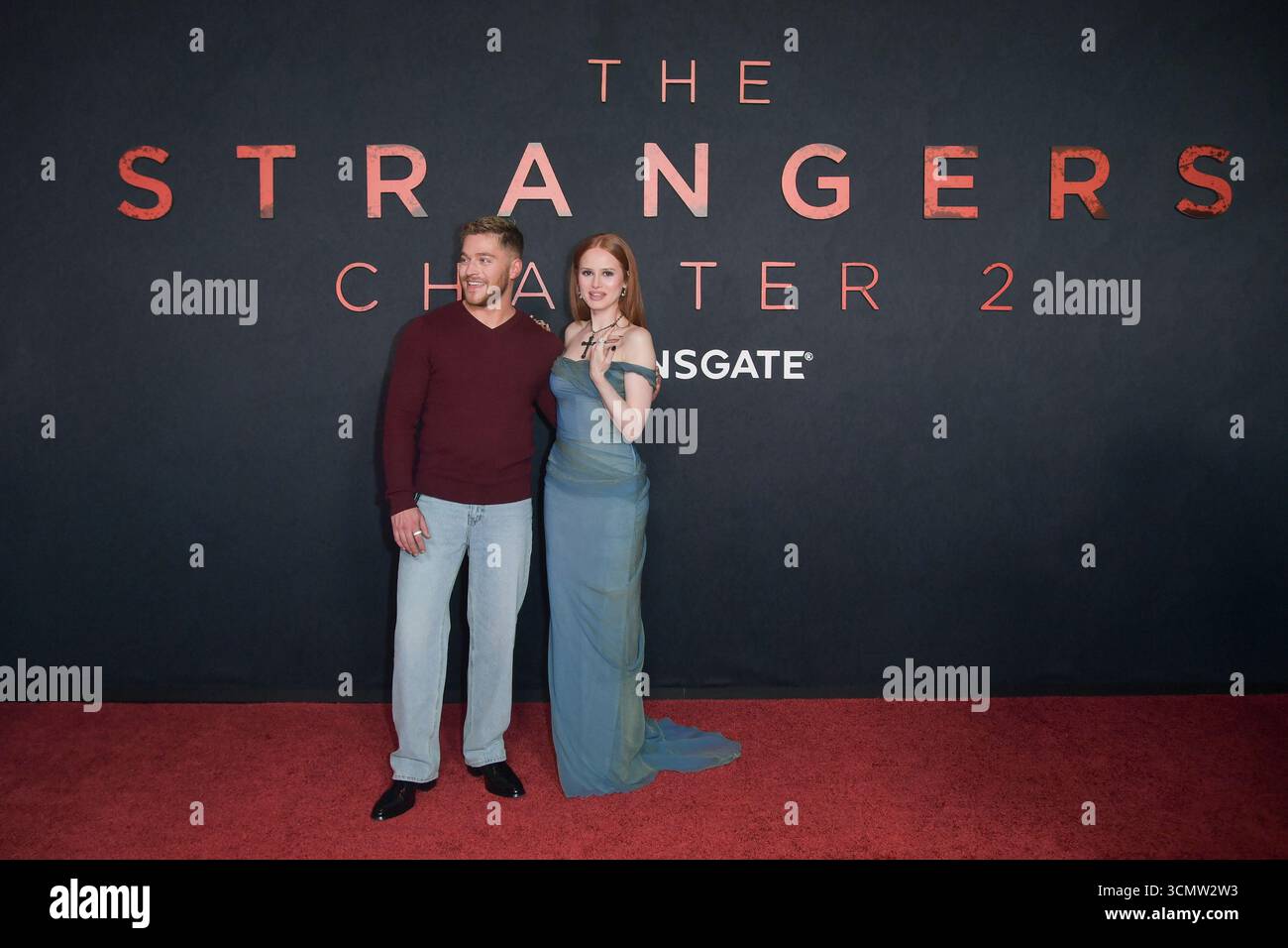 Froy Gutierrez, left, and Madelaine Petsch arrive at the premiere of ...