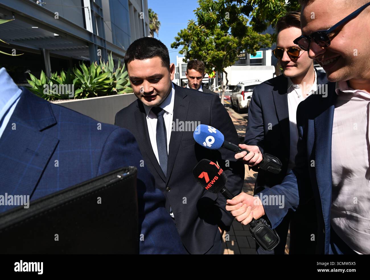 South Sydney Rabbitohs player Brandon Smith is seen arriving at the ...