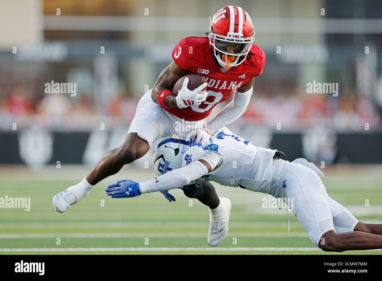 BLOOMINGTON, IN - SEPTEMBER 12: Omar Cooper Jr. #3 of the Indiana ...