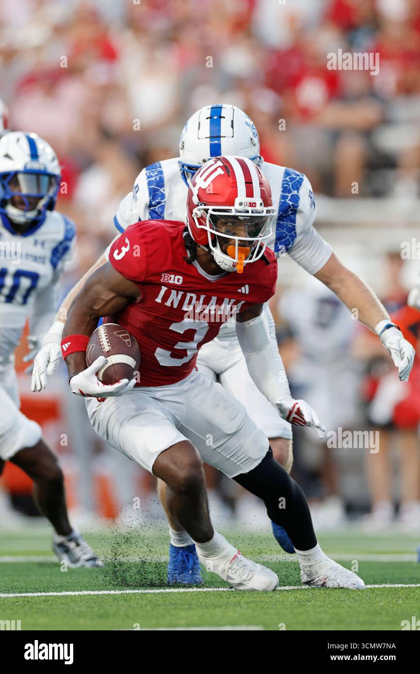 BLOOMINGTON, IN - SEPTEMBER 12: Omar Cooper Jr. #3 of the Indiana ...
