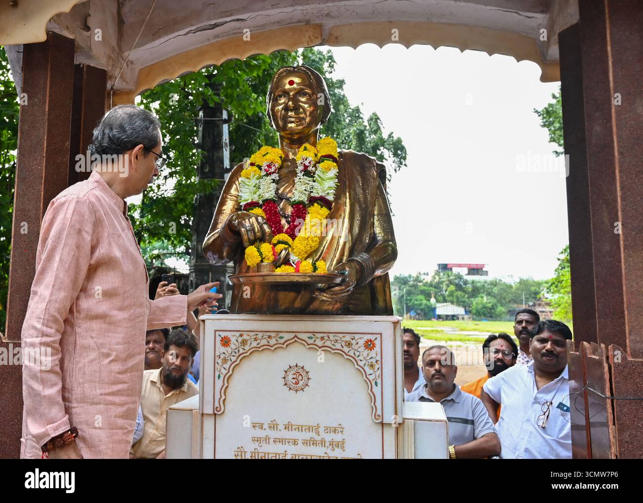 MUMBAI, INDIA - SEPTEMBER 17: Shiv Sena (UBT) party chief Uddhav ...