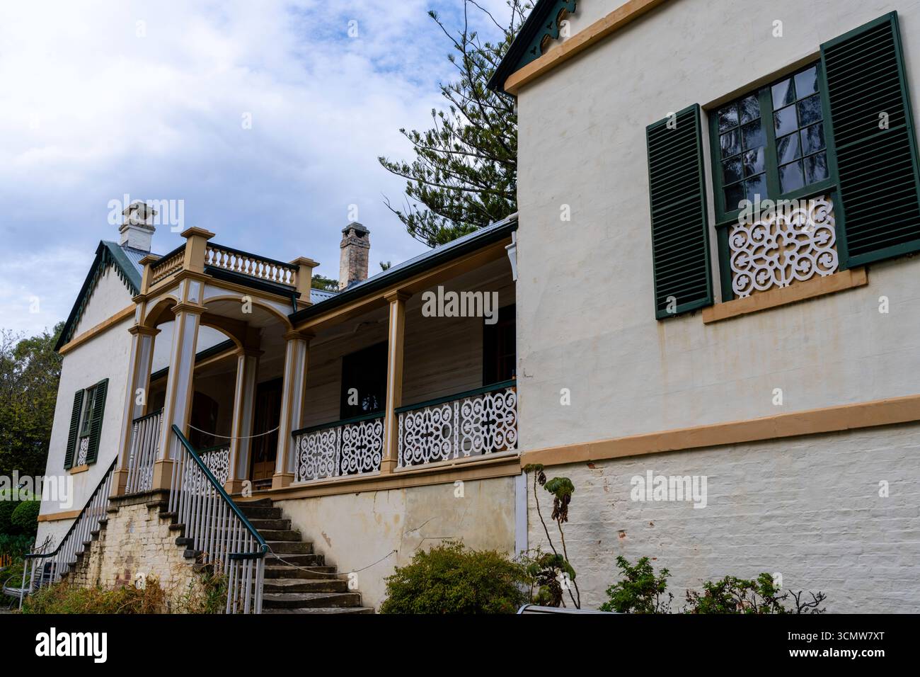 Photograph of the Warden's House at Port Arthur Historic Site, a ...