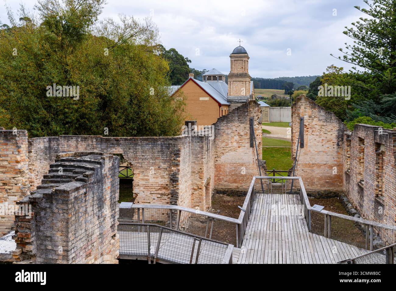 Photograph of remnants of the Separate Prison at Port Arthur Historic ...