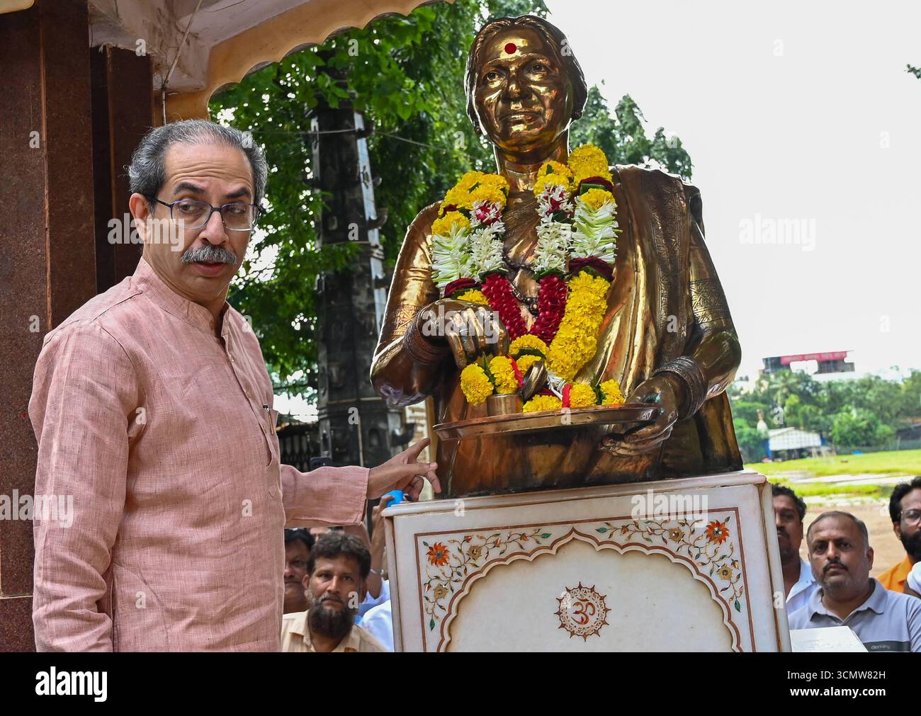 MUMBAI, INDIA - SEPTEMBER 17: Shiv Sena UBT party chief Uddhav ...
