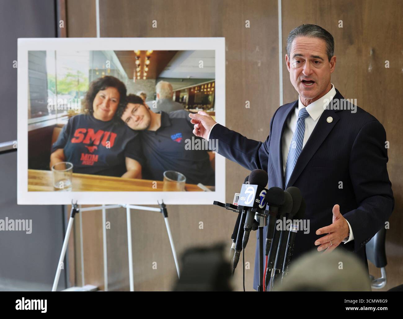 A photo of Sheryl Ferguson, the wife and son Phillip Ferguson of Orange ...