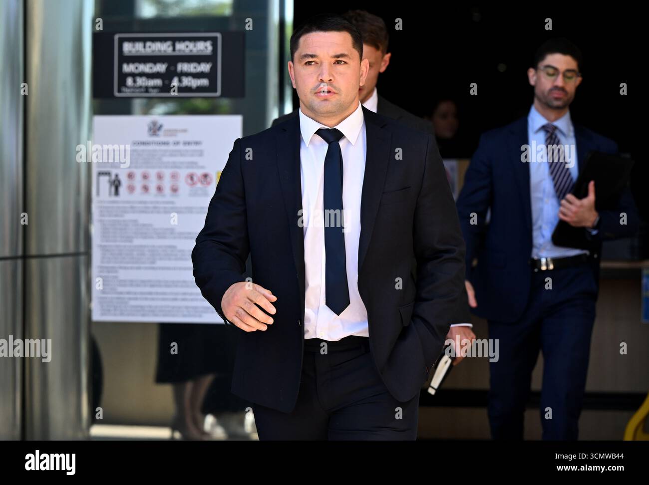 South Sydney Rabbitohs player Brandon Smith is seen leaving the ...