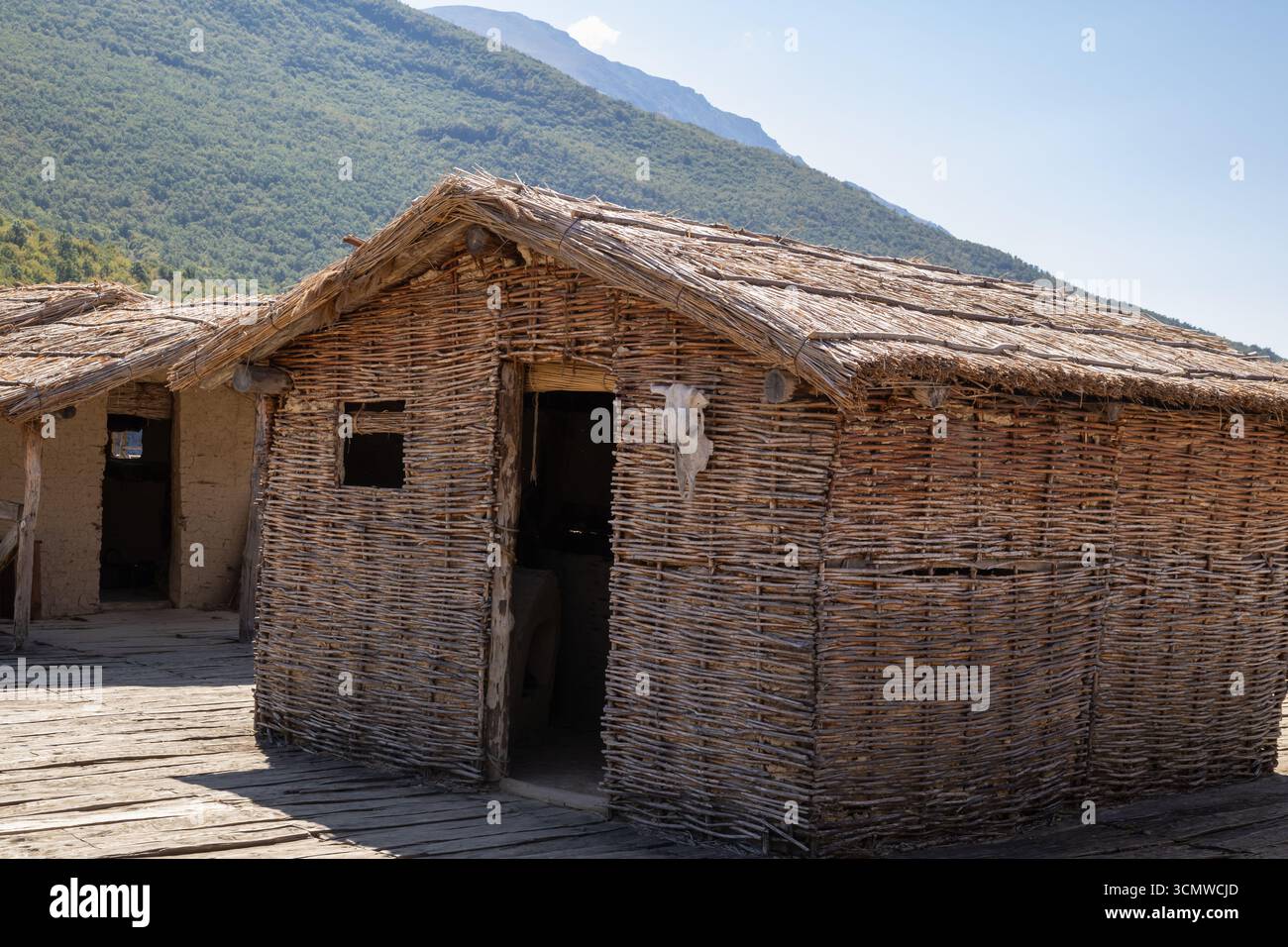 Ancient settlement reconstructed stilt hi-res stock photography and ...
