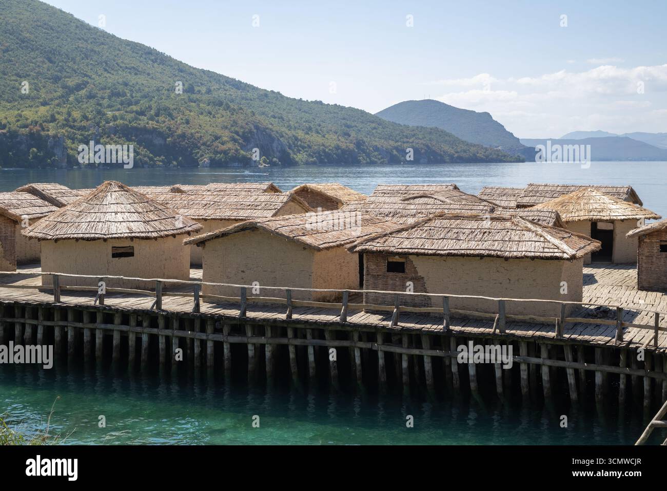 Ancient settlement reconstructed stilt hi-res stock photography and ...