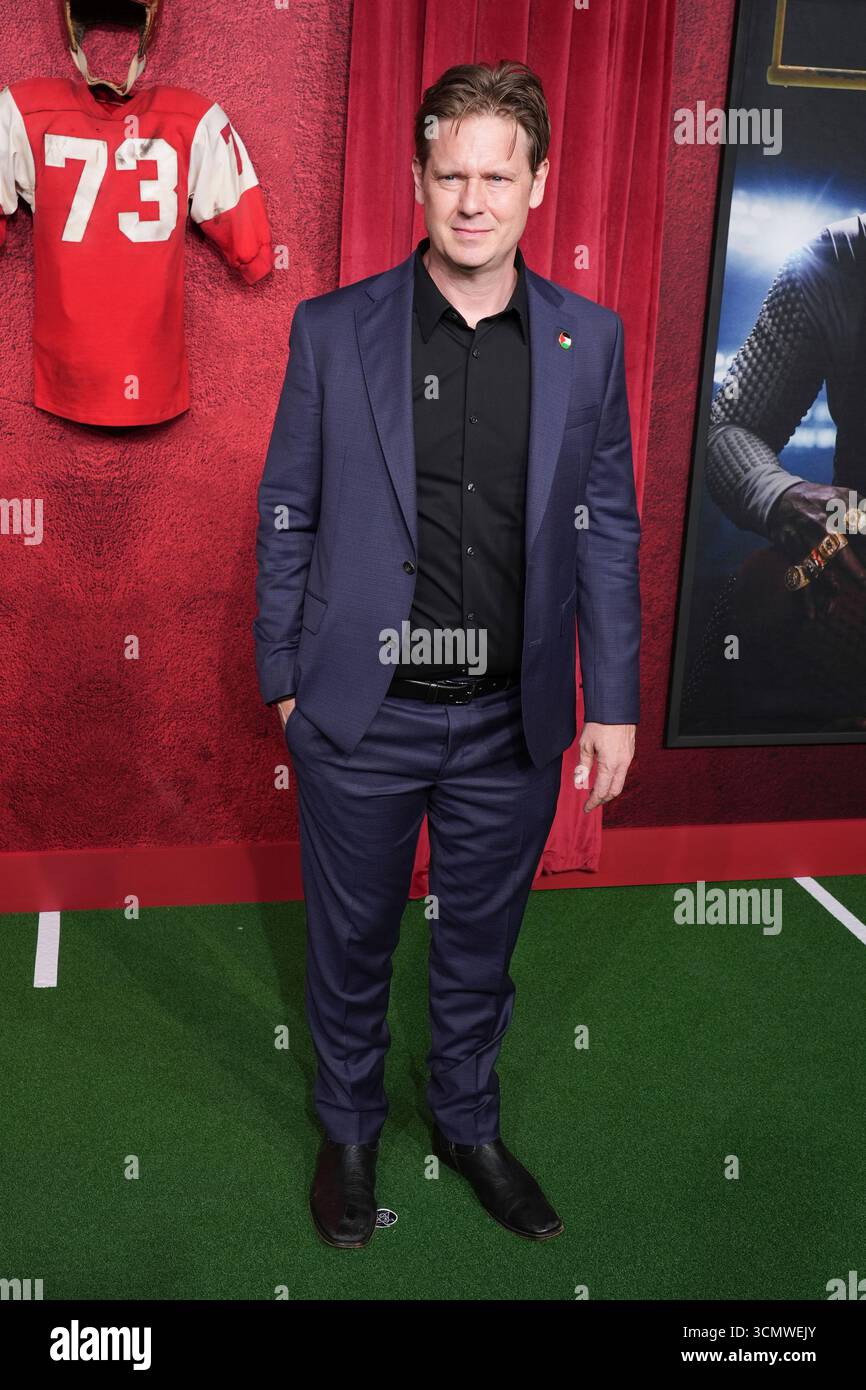 Tim Heidecker arrives at the premiere of "Him" on Wednesday, Sept. 17 ...