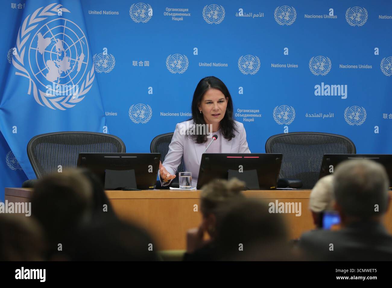 NEW YORK, NEW YORK – SEPTEMBER 17: Annalena Baerbock, President of the ...