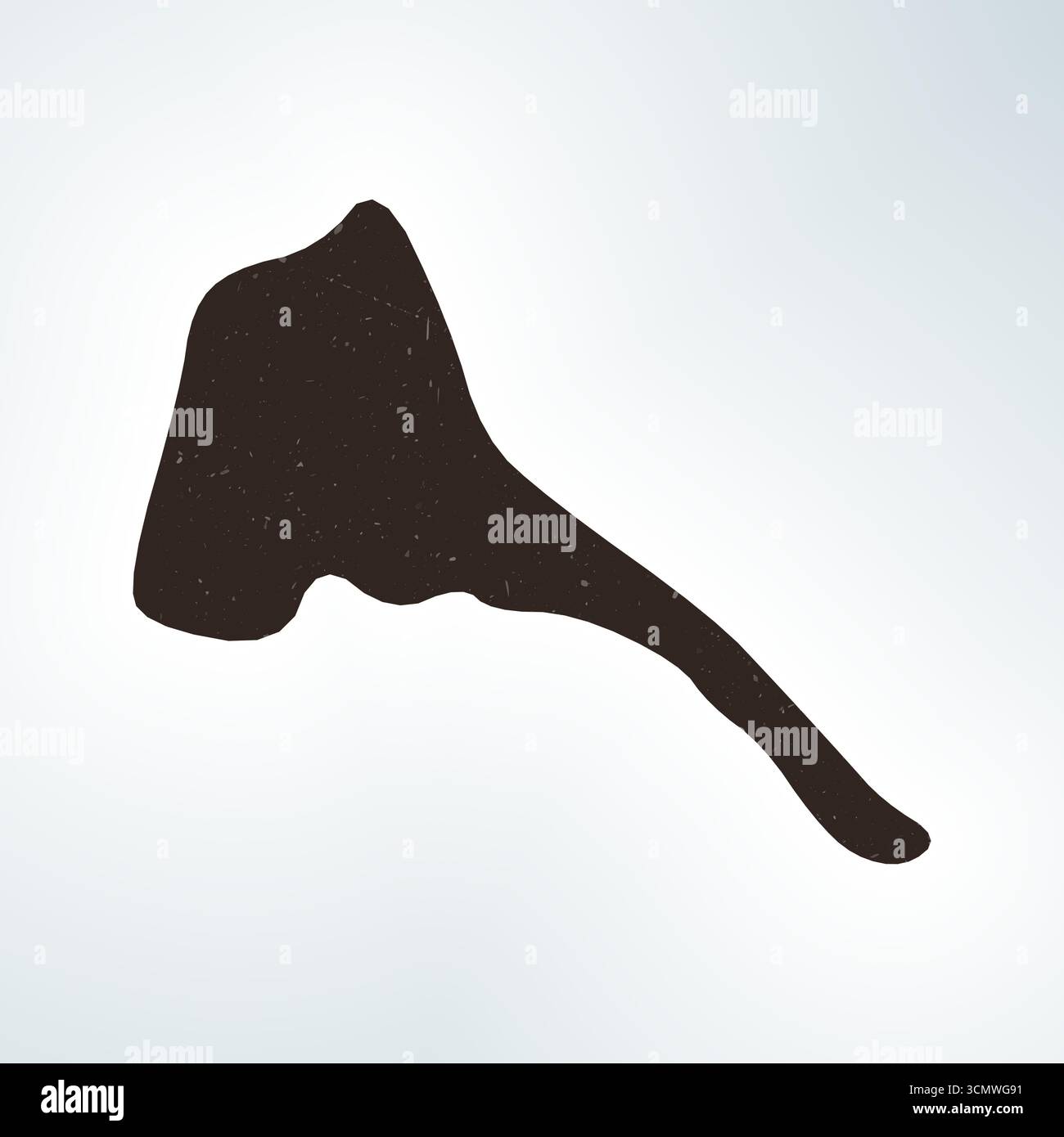 Eritrea shape on gradient background. Country map with scratch texture ...
