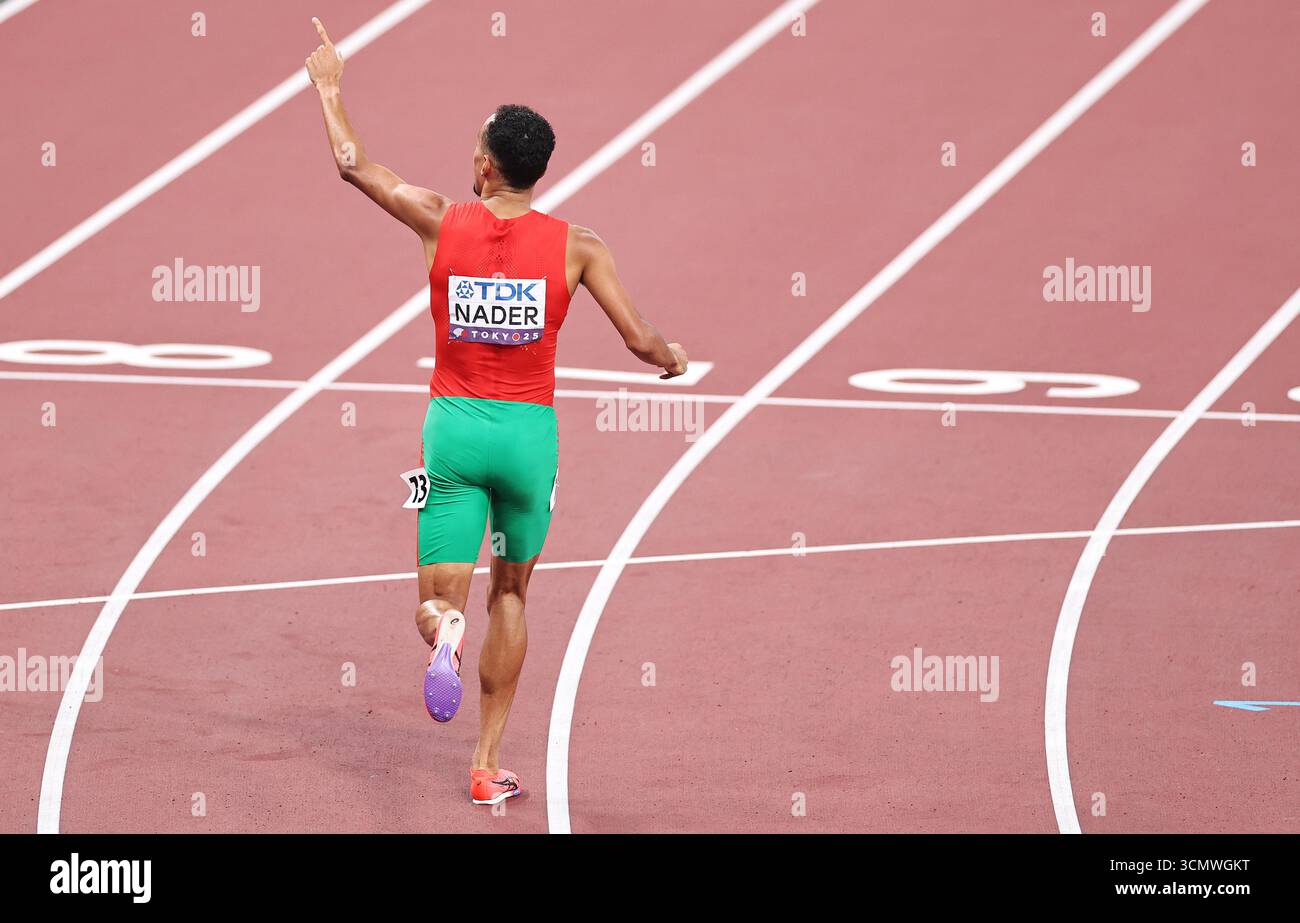 Tokyo, Japan. 17th Sep, 2025. Gold medalist Isaac Nader of Portugal ...