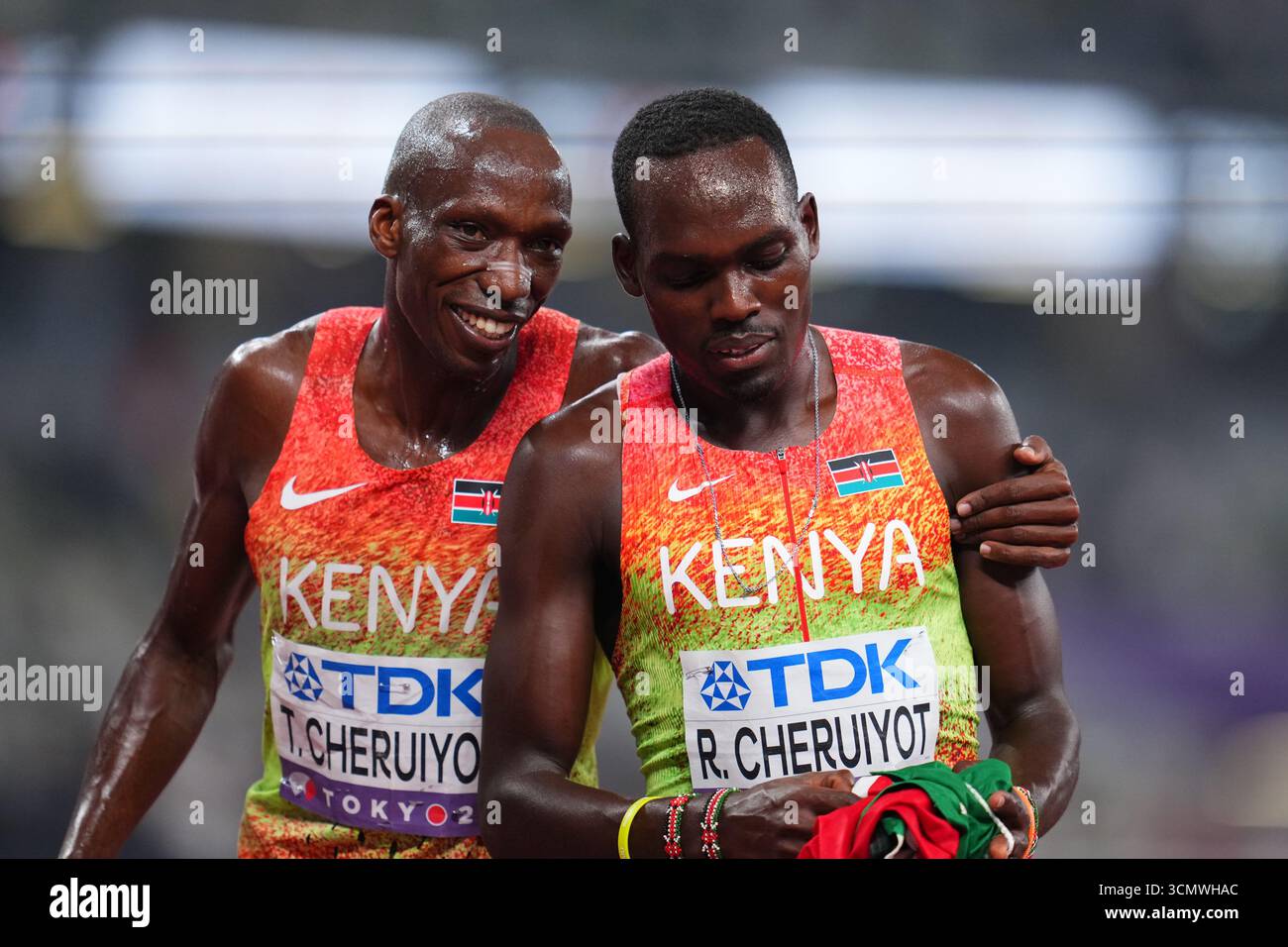 Tokyo, Japan. 17th Sep, 2025. (L-R) Timothy Cheruiyot, Reynold ...