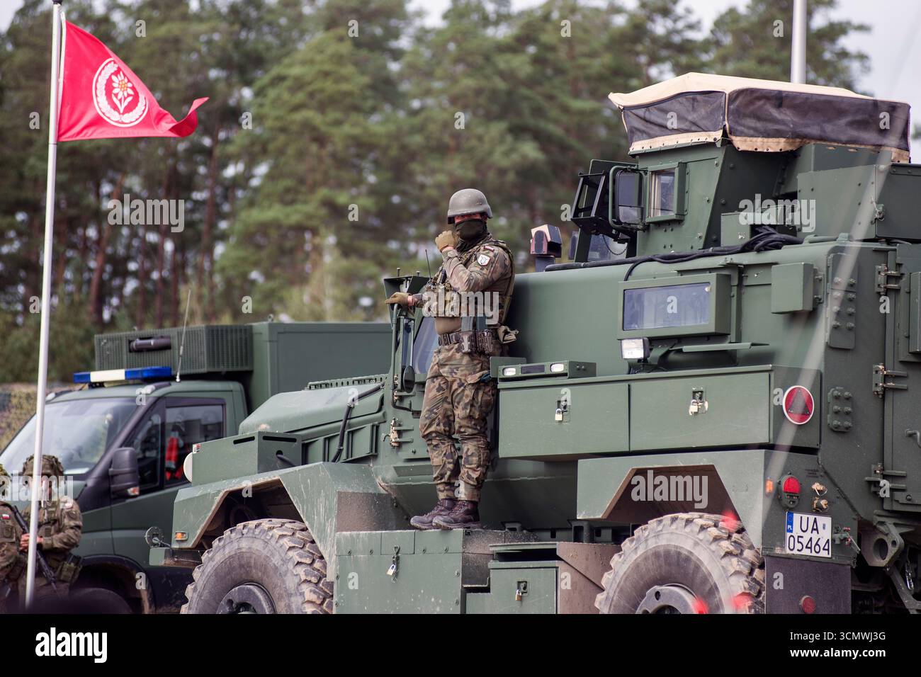 Polish soldiers seen during military exercises of Poland and NATO ...