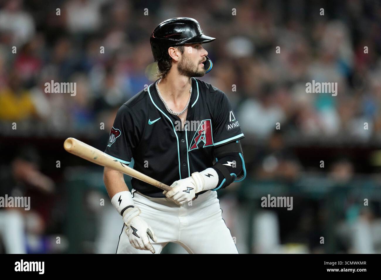 Arizona Diamondbacks' Blaze Alexander steps in to bat against the San ...